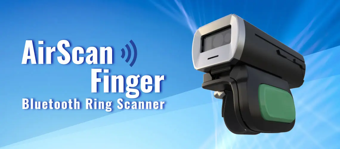 AirScan Finger 2次元コードリングスキャナ ｜ウェルコムデザイン